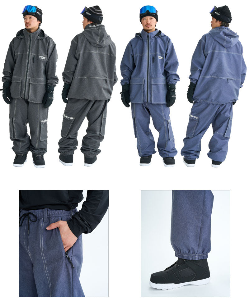 25-26 QUIKSILVER/クイックシルバー QUIK JEAN pant メンズ レディース 防水パンツ スノーボードウェア スノー